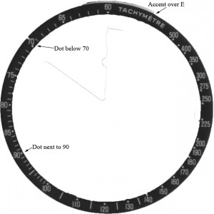 【F】 Differences In Omega Speedmaster Bezels