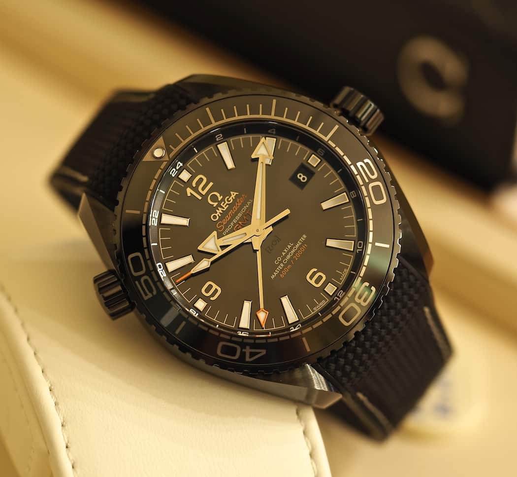Omega Seamaster Planet Ocean Deep Black Collection in Frankfurt