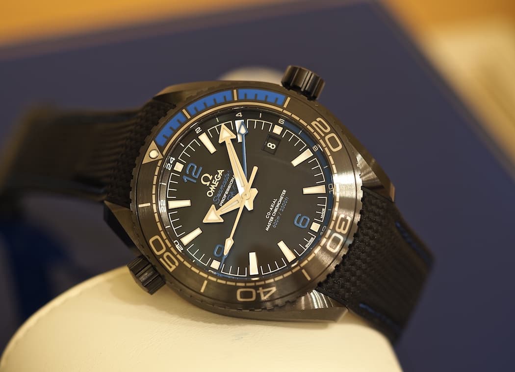 Omega Seamaster Planet Ocean Deep Black Collection in Frankfurt