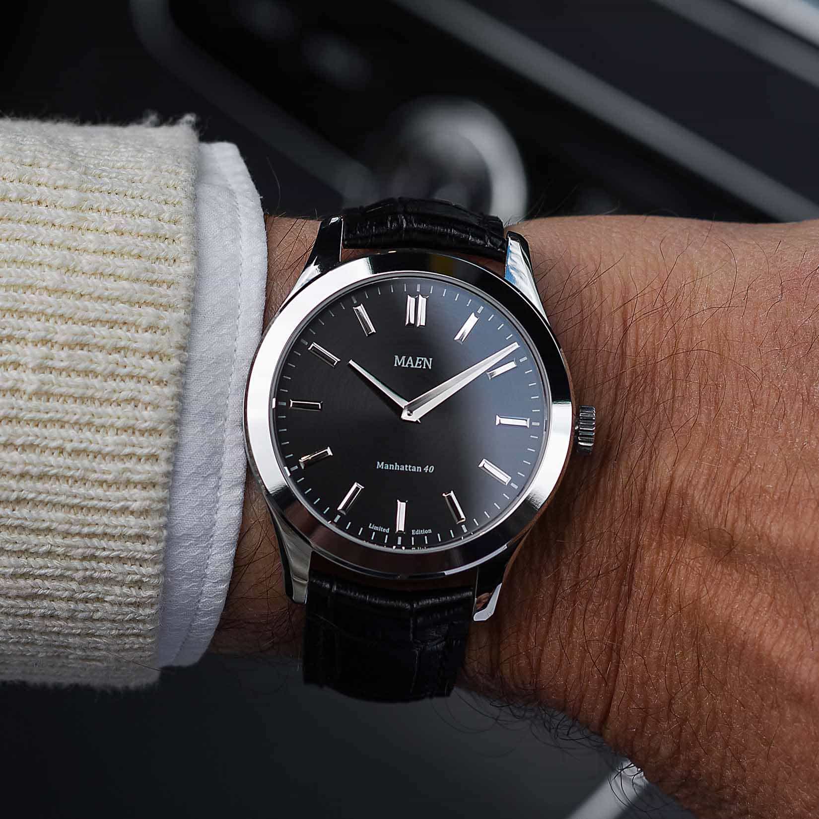 The Manhattan 40, a new elegant and premium watch by MAEN Watches
