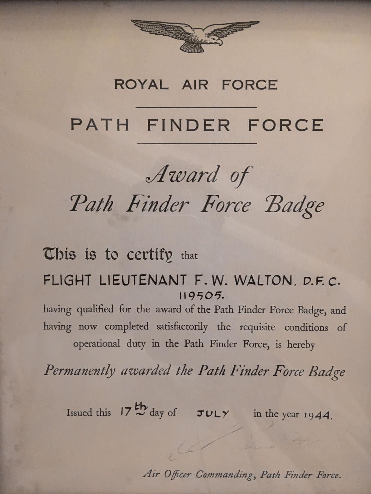 The Story Of The RAF Pilot And His Omega CK2292 Caliber 30T2 SC