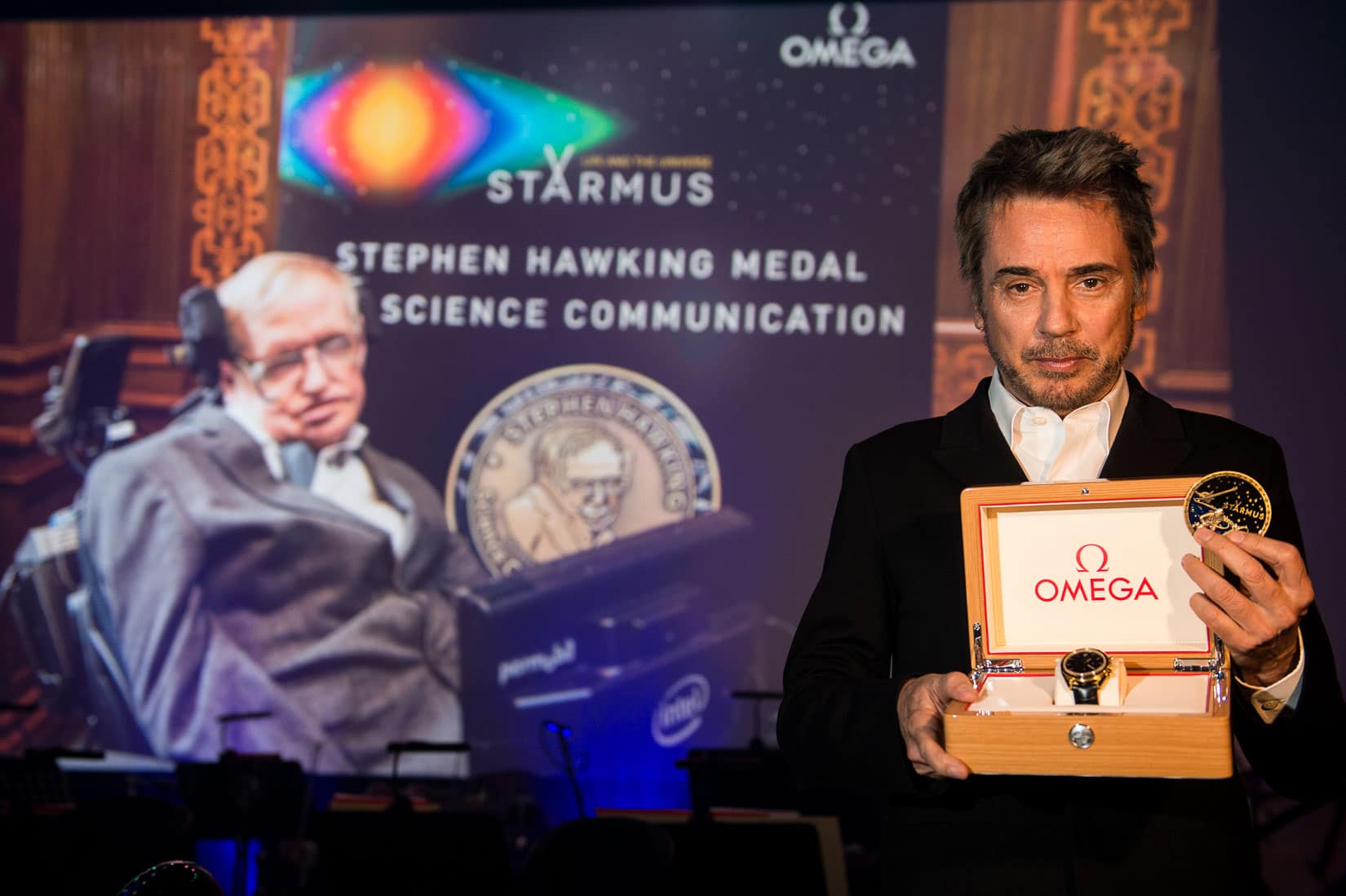 Winners Of The Starmus Festival Received Gold Omega Speedmaster