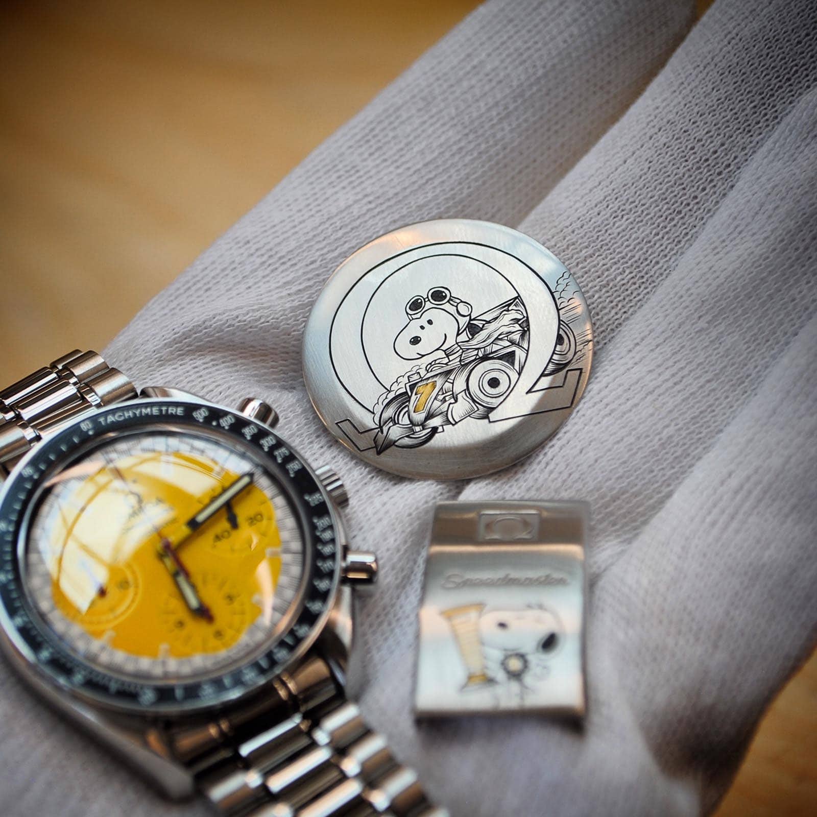 Speedy Tuesday - Customized Omega Speedmaster Snoopy Schumacher