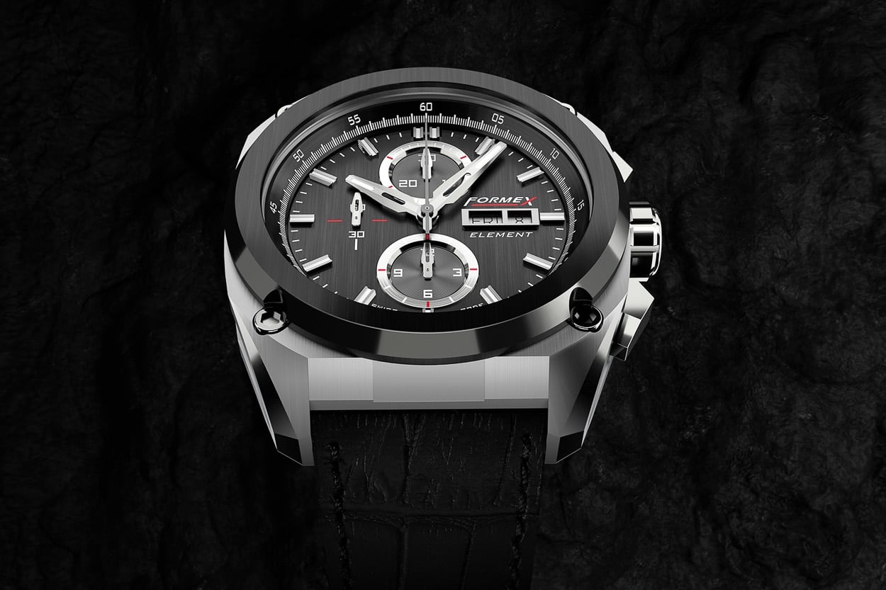 Formex Swiss Watches: ELEMENT Ceramic Bezel Black