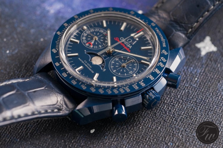 Hands-On With The 'Blue Side Of The Moon' Omega Speedmaster Co-Axial ...