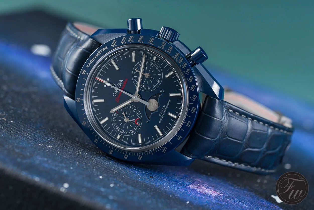 Speedy Tuesday - Hands-On With The Speedmaster Blue Side of the Moon ...