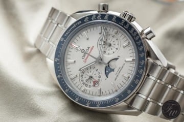 Speedy Tuesday - Three New Platinum Speedmaster Moonphase Watches
