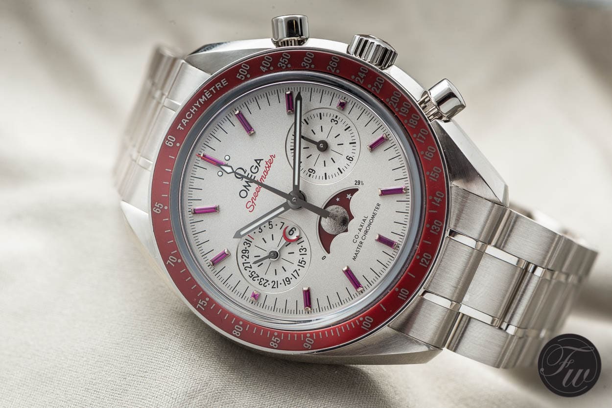 Speedy Tuesday - Three New Platinum Speedmaster Moonphase Watches