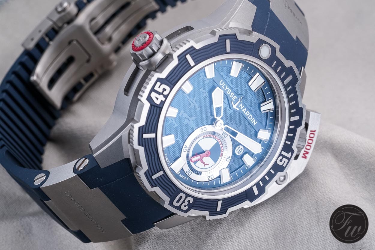 InDetail: The Ulysse Nardin Diver Deep Dive 1000M - Limited To 300 Pieces