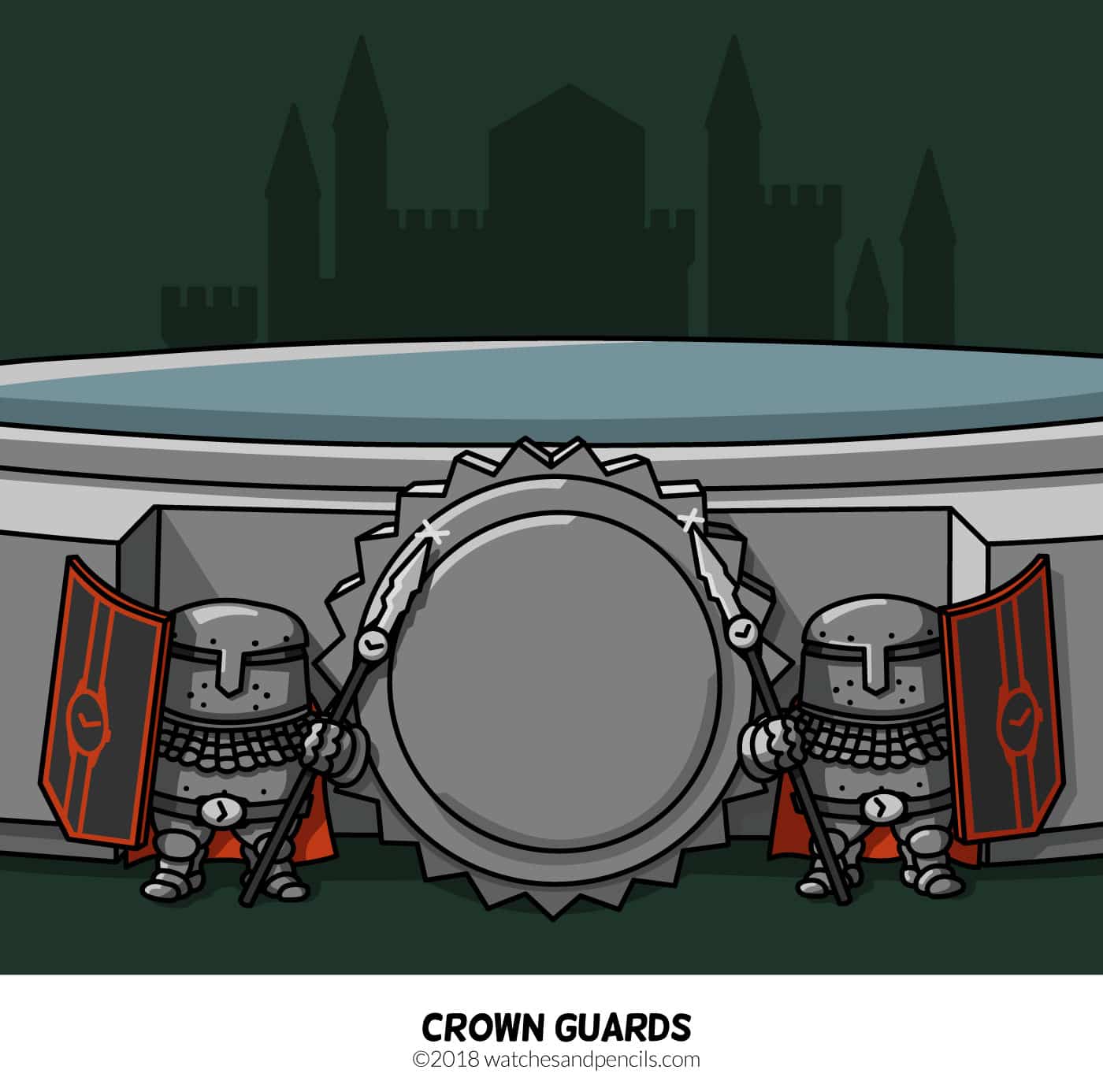Crown Guards: Protectors of the Crown - Watches & Pencils #43