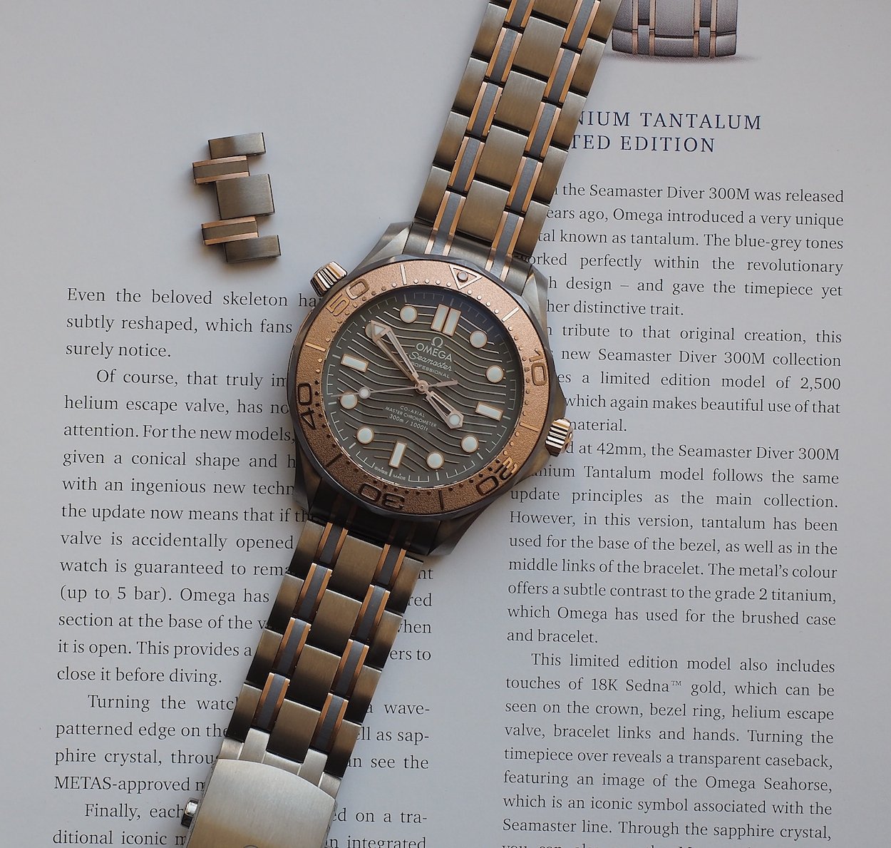 The Omega Seamaster Titanium Tantalum - Two Weeks on the Wrist