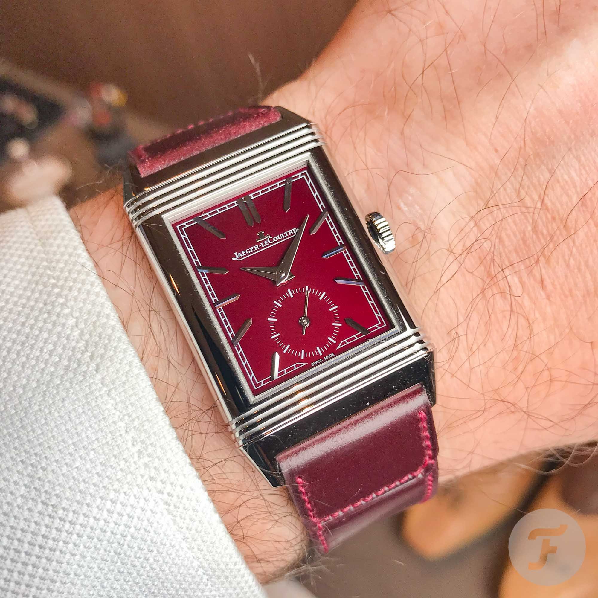 Red Dial Reverso Tribute Small Seconds - A Love Story