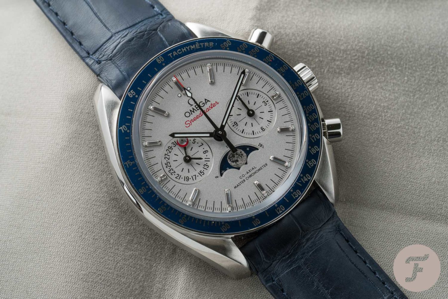 Back On Stage: The Omega Speedmaster Platinum Moonphase Master Chronometer