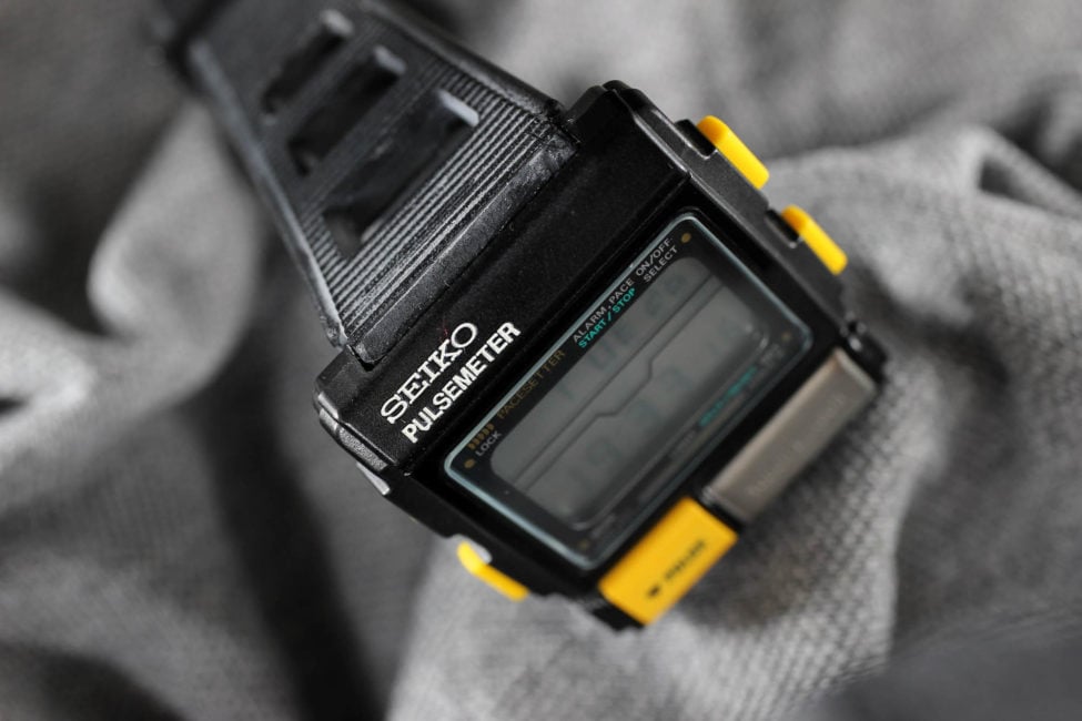 #TBT Two Seiko Pulsemeter Digital Chronographs