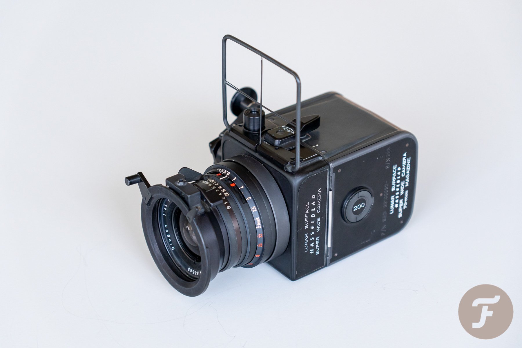 Hasselblad, the first camera worn on the moon.