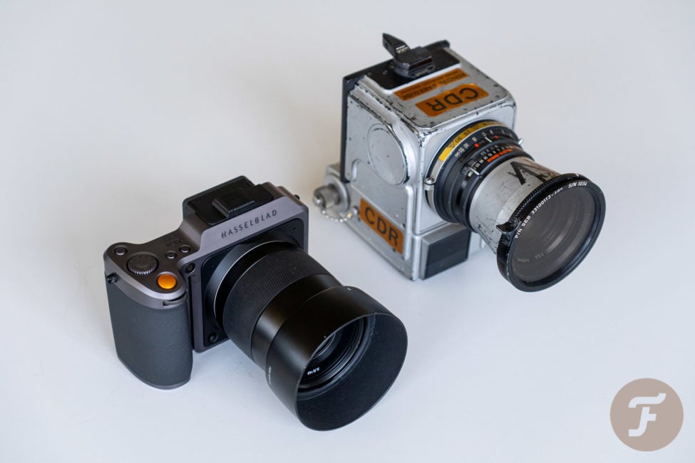 Hasselblad, the first camera worn on the moon.