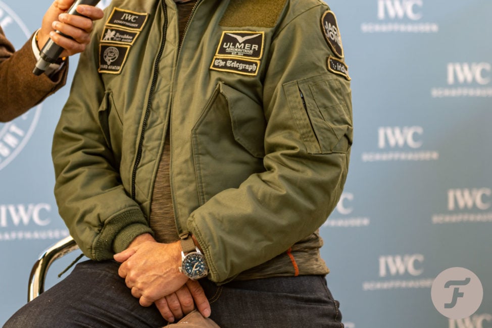 IWC Silver Spitfire Longest Flight Amsterdam Stopover