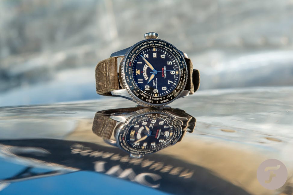 IWC Silver Spitfire Longest Flight Amsterdam Stopover