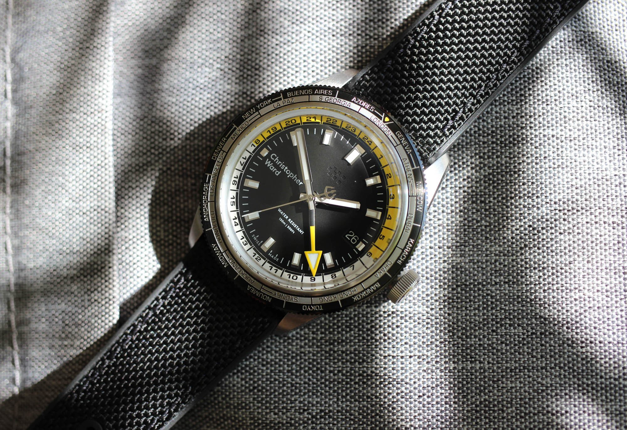 Hands-On With The Christopher Ward C65 GMT Worldtimer