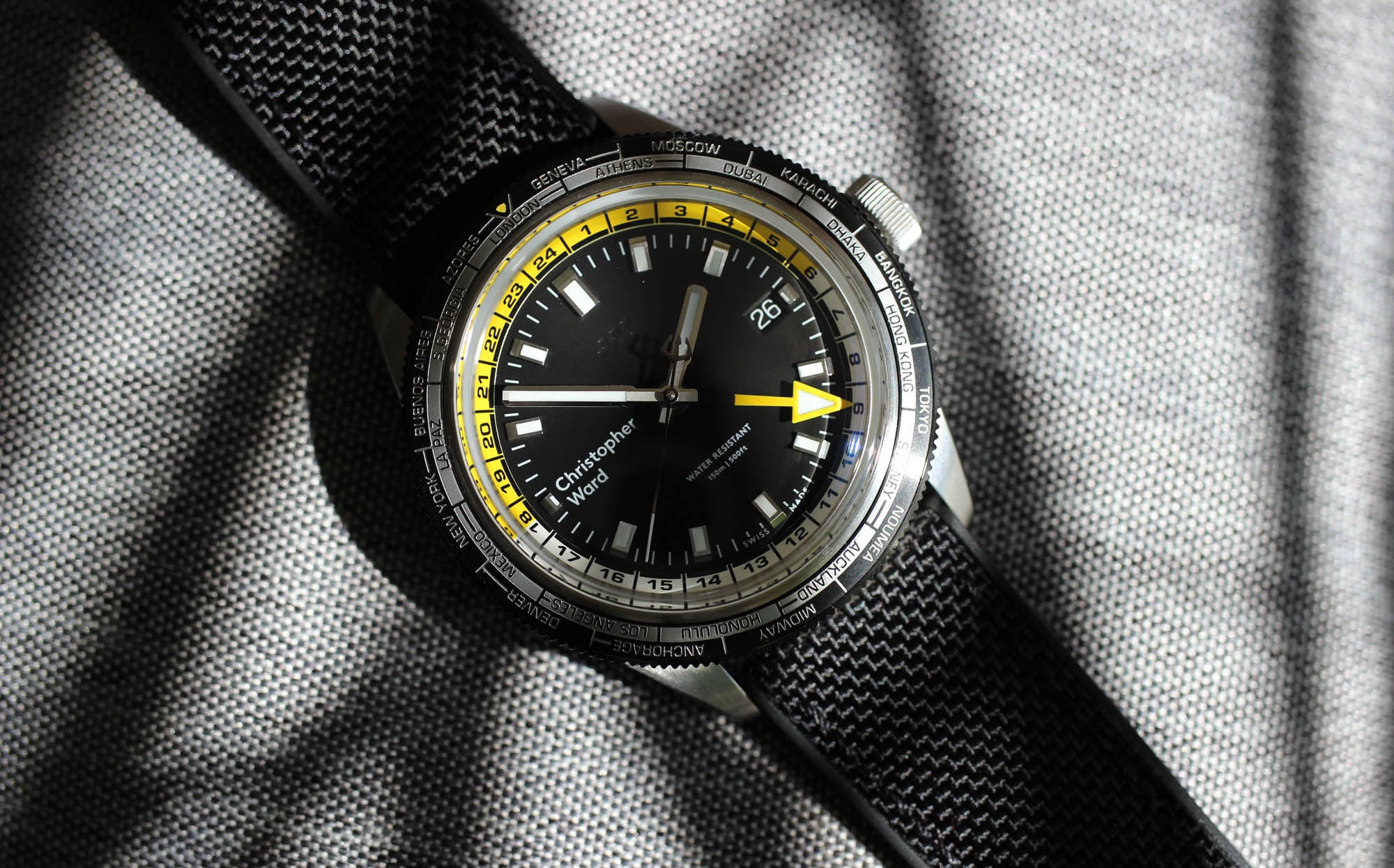 Hands-On With The Christopher Ward C65 GMT Worldtimer