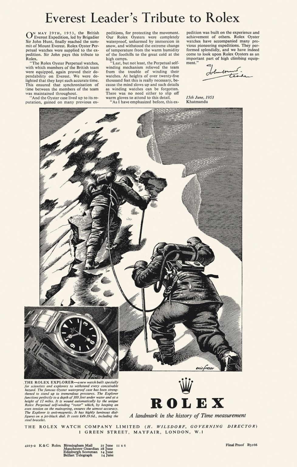 5 More Remarkable Rolex Ads From Days Gone By