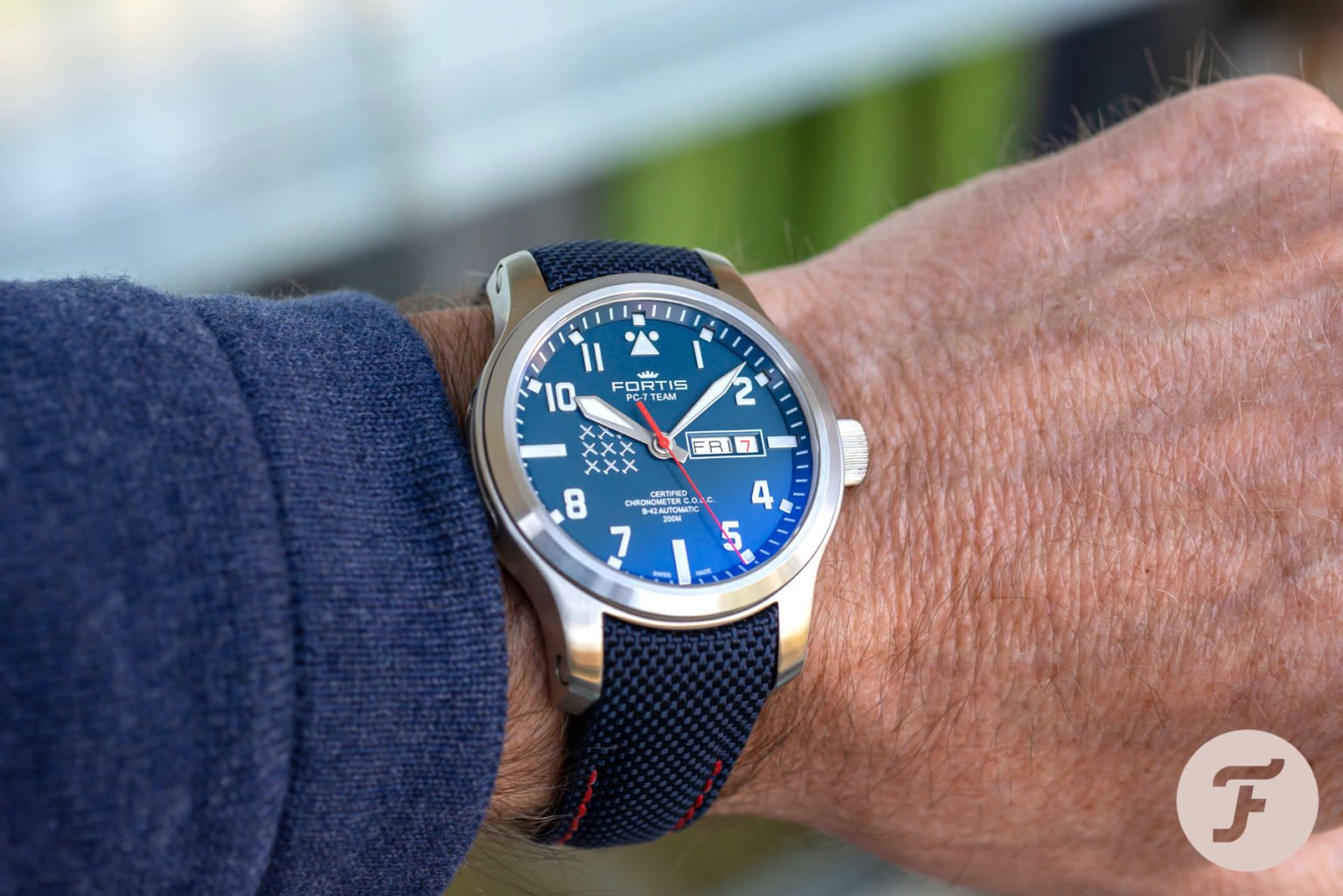 Fortis Aeromaster PC-7 Team Edition Day-Date, 300 pcs LE