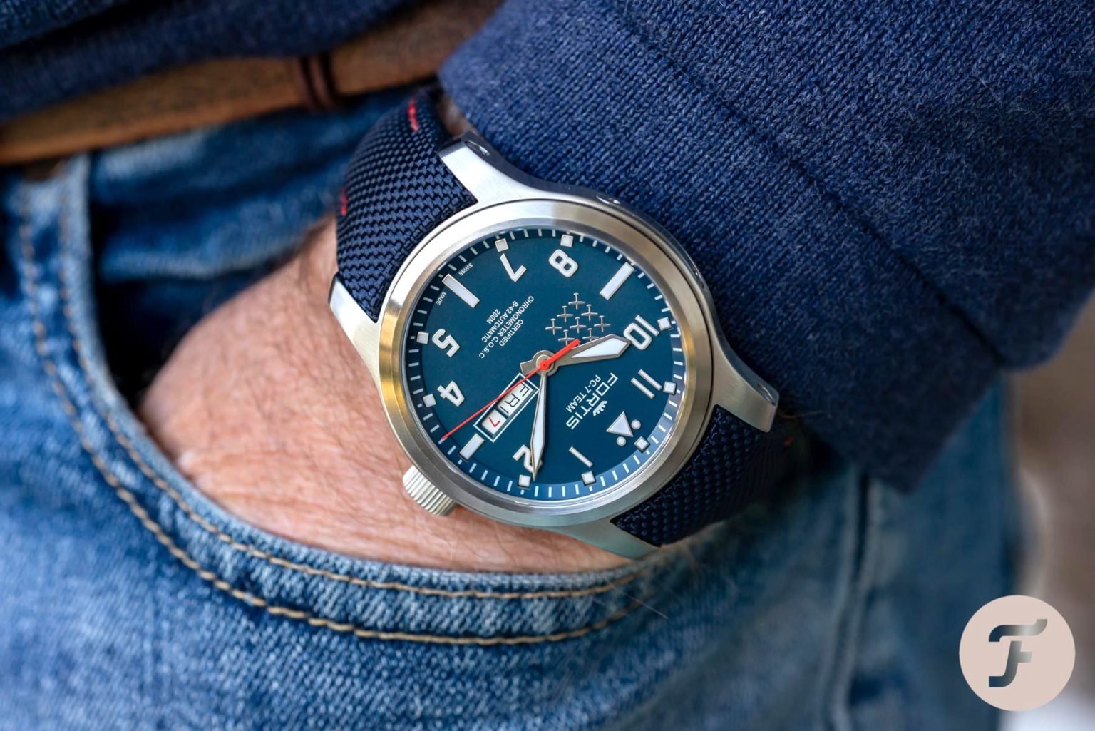 Fortis Aeromaster PC-7 Team Edition Day-Date, 300 pcs LE