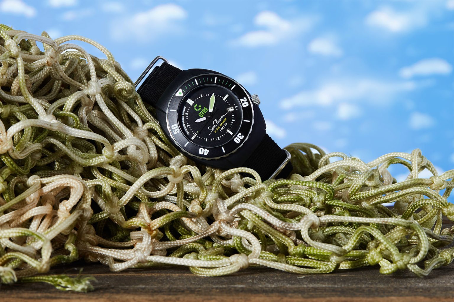 Gyre SeaCleaner the world's first sports watch made out of recycled plastic