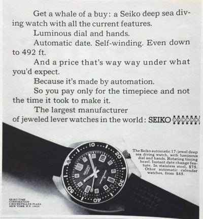 #TBT Interesting Vintage Seiko Print Ads