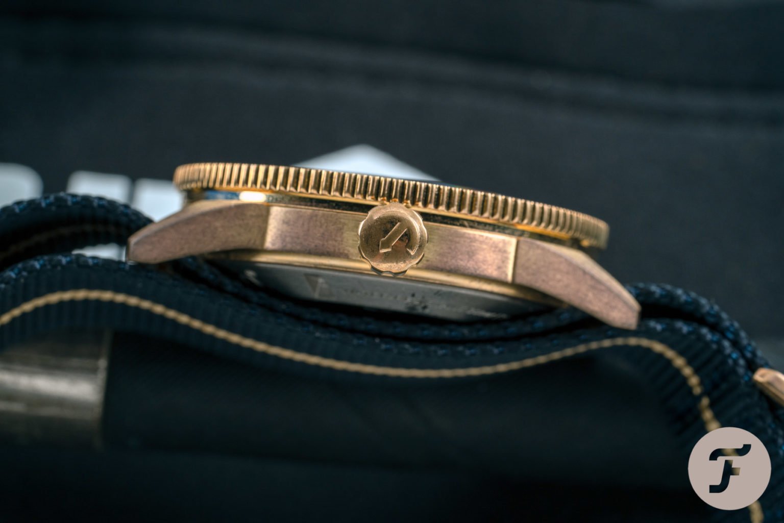 Up Close — RADO Captain Cook Automatic Dive Watch In Bronze