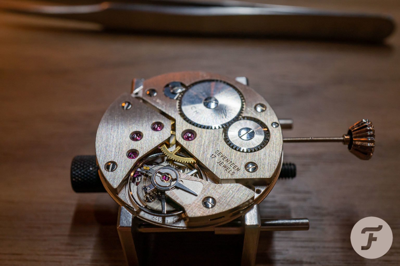 Breitling watchmaking workshop in the newly opened Amsterdam boutique.