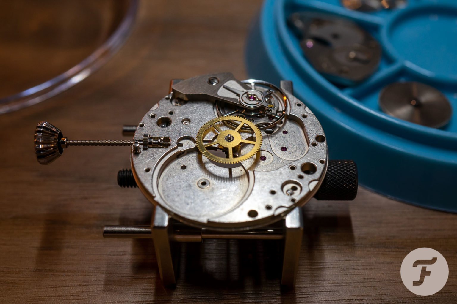 Breitling watchmaking workshop in the newly opened Amsterdam boutique.