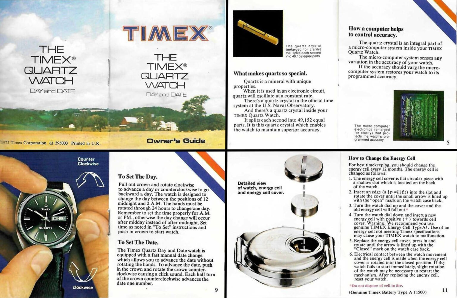 #TBT Full Set 1975 Q Timex Watch With A Crazy M63 Movement