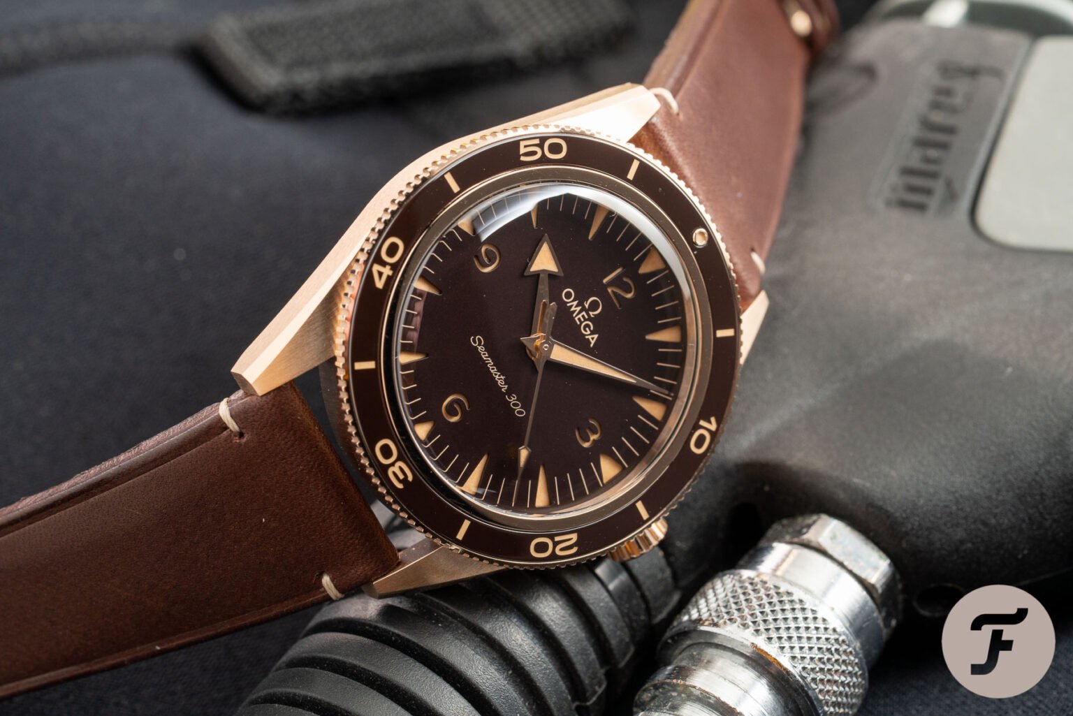Hands-On: The New Omega Seamaster 300 In Bronze Gold