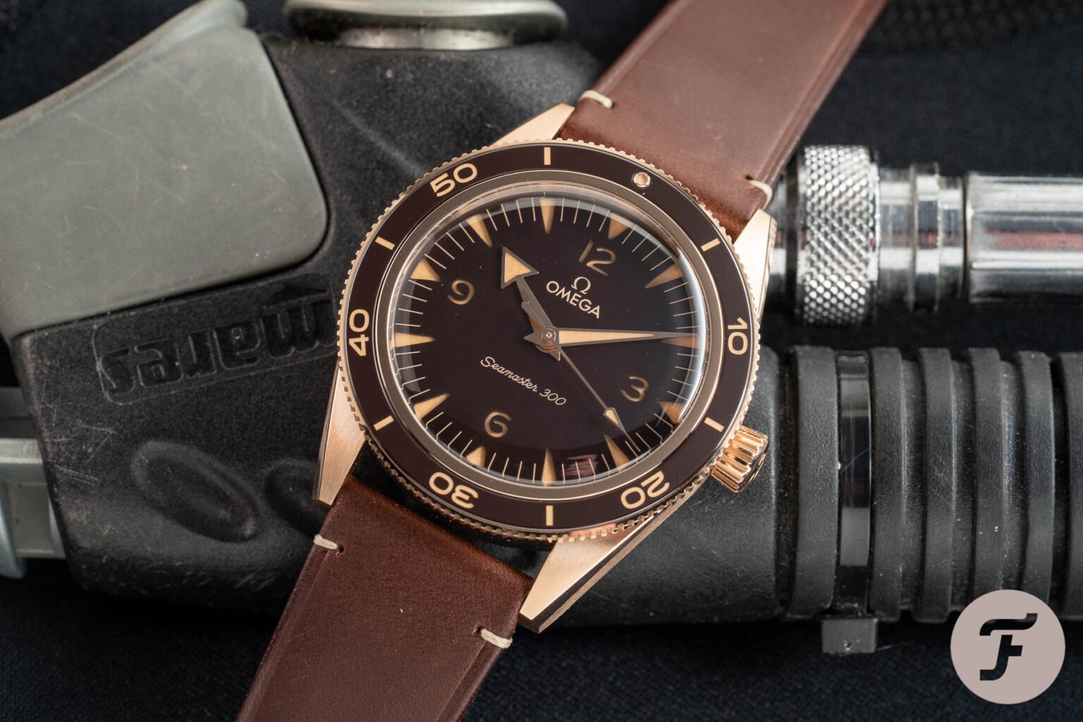 Hands-On: The New Omega Seamaster 300 In Bronze Gold