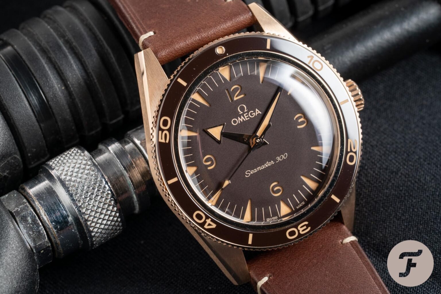 Hands-On: The New Omega Seamaster 300 In Bronze Gold