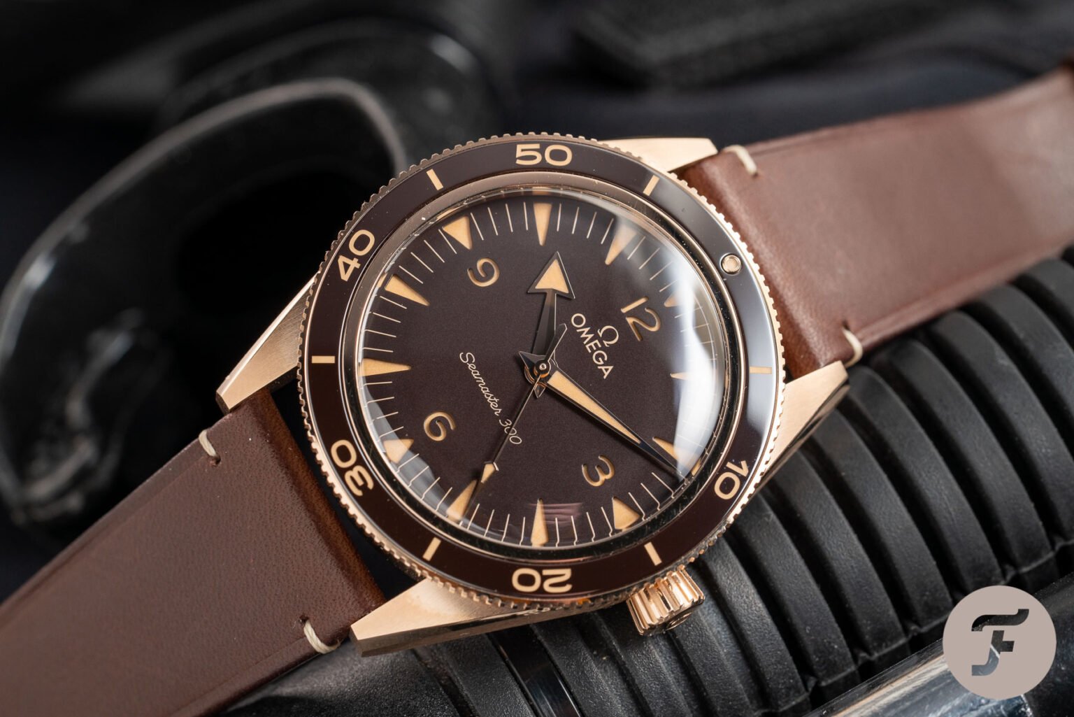 Hands-On: The New Omega Seamaster 300 In Bronze Gold