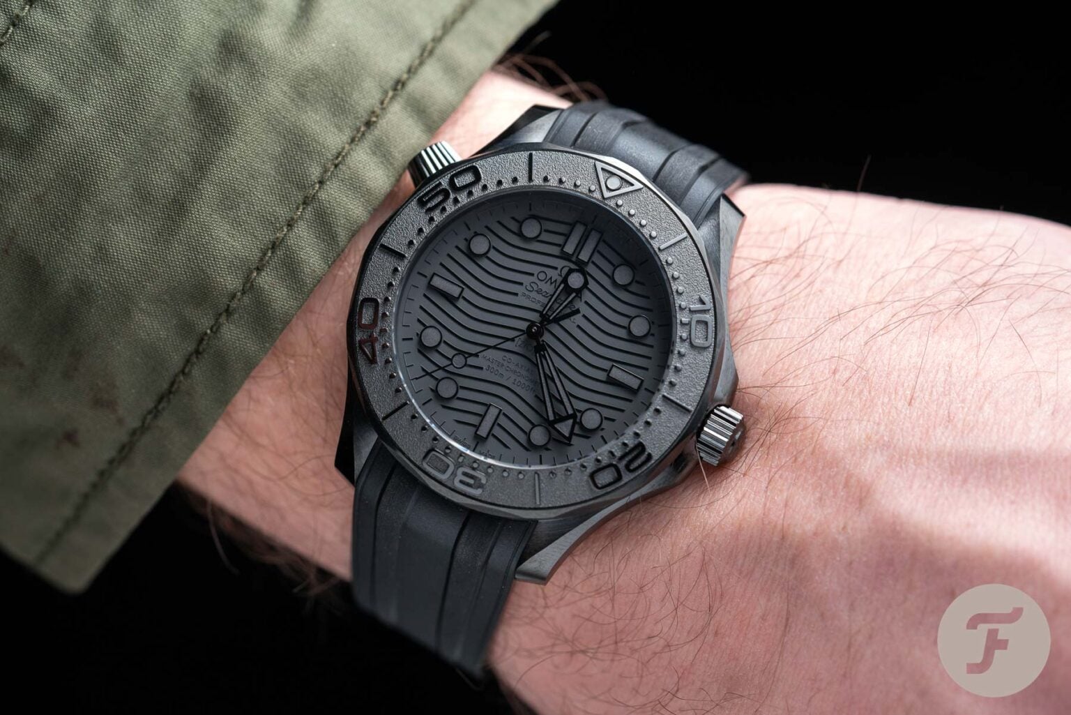 Hands-On: The Full Ceramic Omega Seamaster 300M Black Black Dive Watch