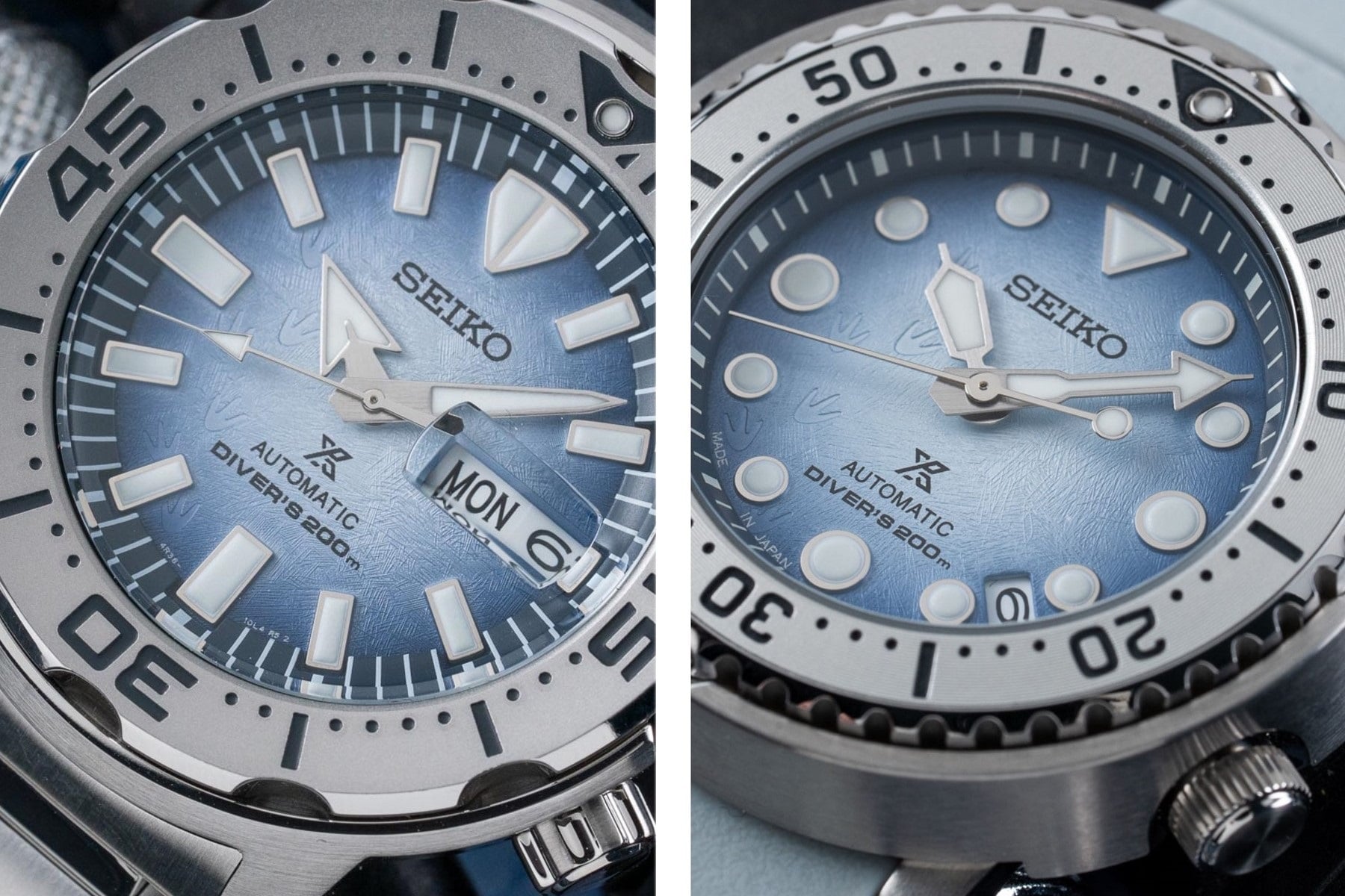 Seiko Prospex Save The Ocean Special Edition Diver’s “Antarctica” Watches
