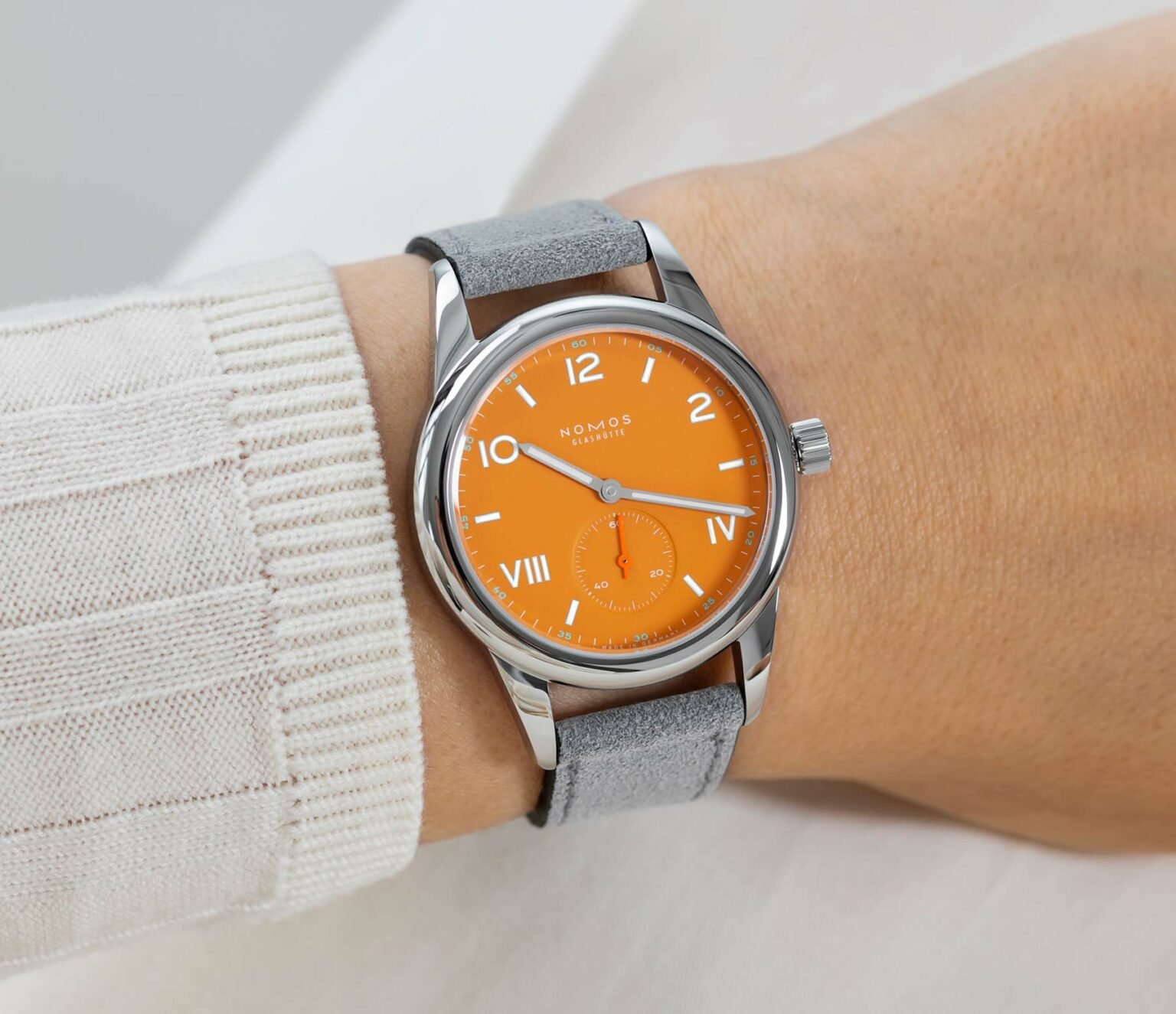NOMOS Club Campus Absolute Gray And Future Orange (2021)