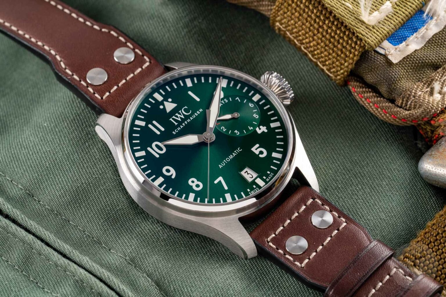 The IWC Big Pilot’s Watch IW501015 "Grasshopper" Green (2021)