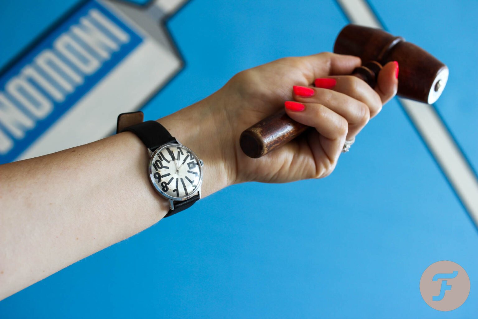 #TBT Curator And Auctioneer Nina And Her 1970s DIY Dial Prim Watch