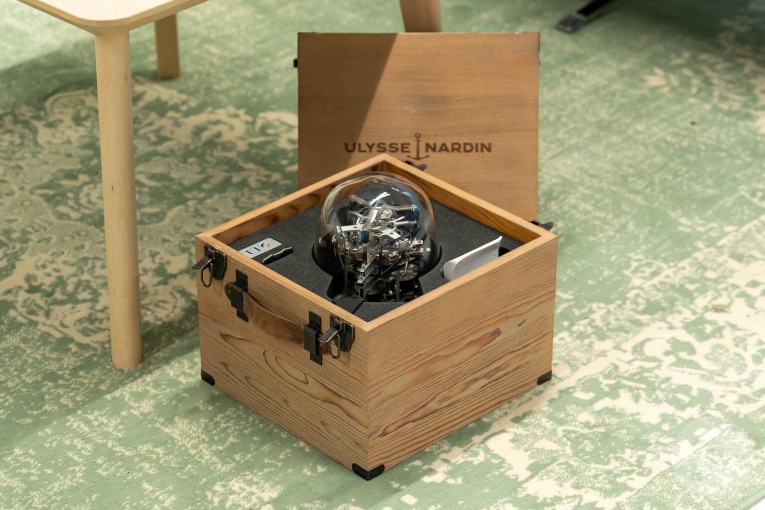 Looking At The Ulysse Nardin UFO Table Clock Like It’s The Ark Of The ...