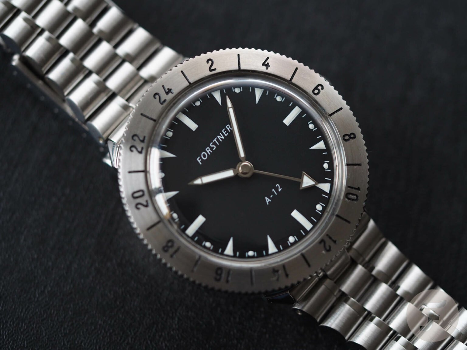 【F】 Forstner A-12 Watch With Bullet Bracelet New For 2021