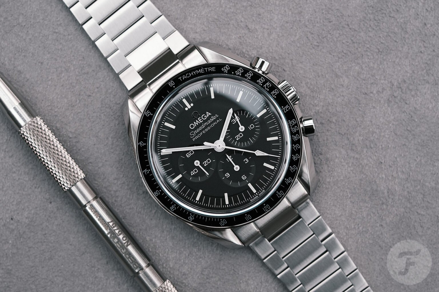 【F】 Forstner Flat Link Bracelet On The New 2021 Omega Speedmaster