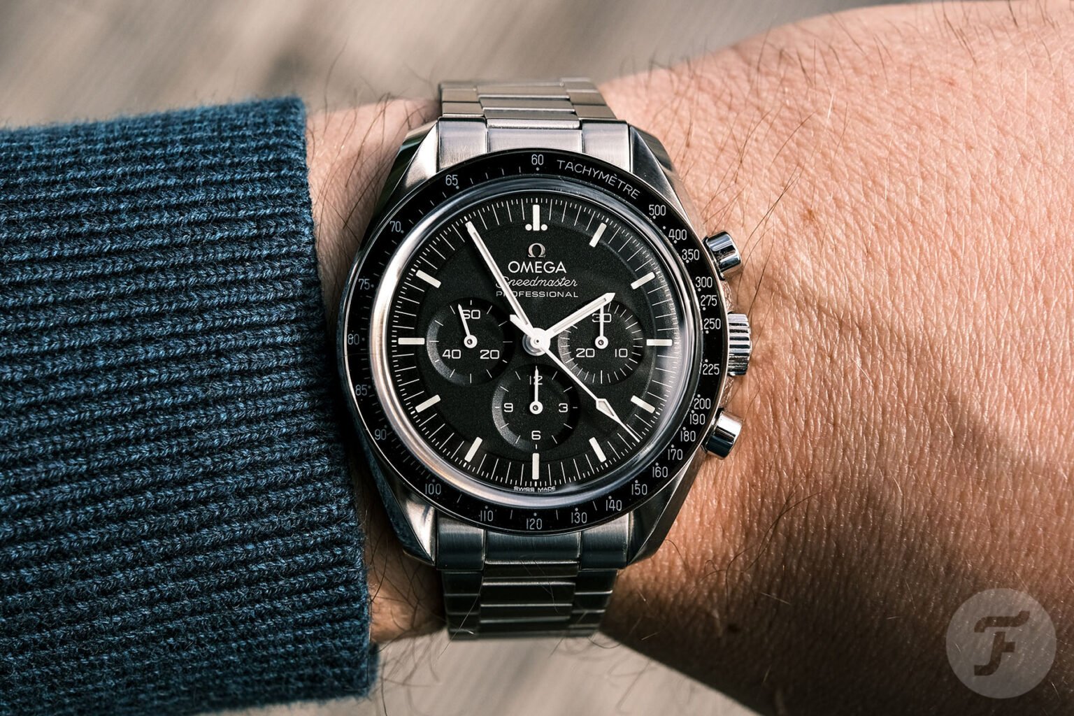 【F】 Forstner Flat Link Bracelet On The New 2021 Omega Speedmaster