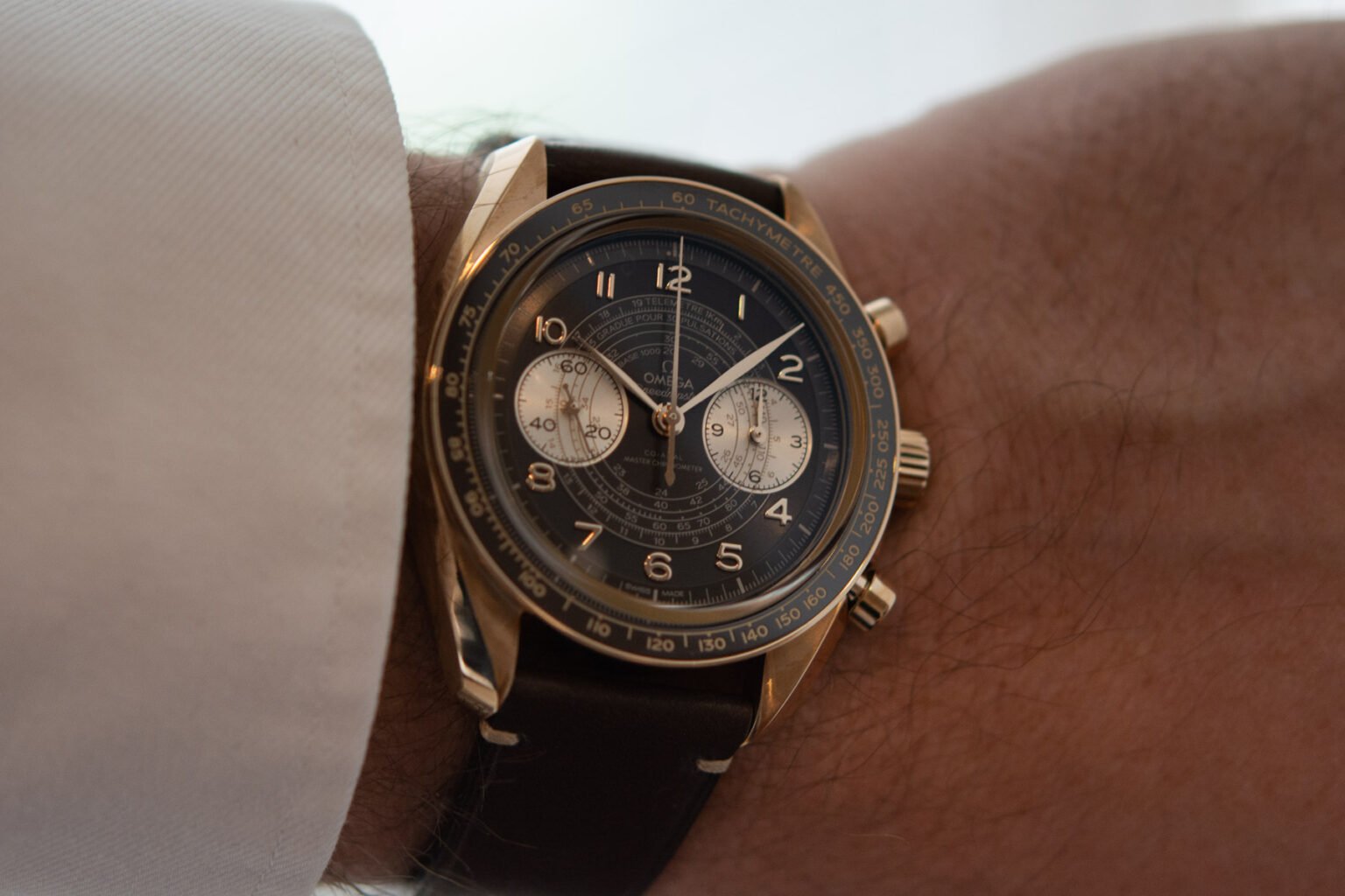 【F】Is The Bronze Gold Speedmaster Chronoscope The Best?