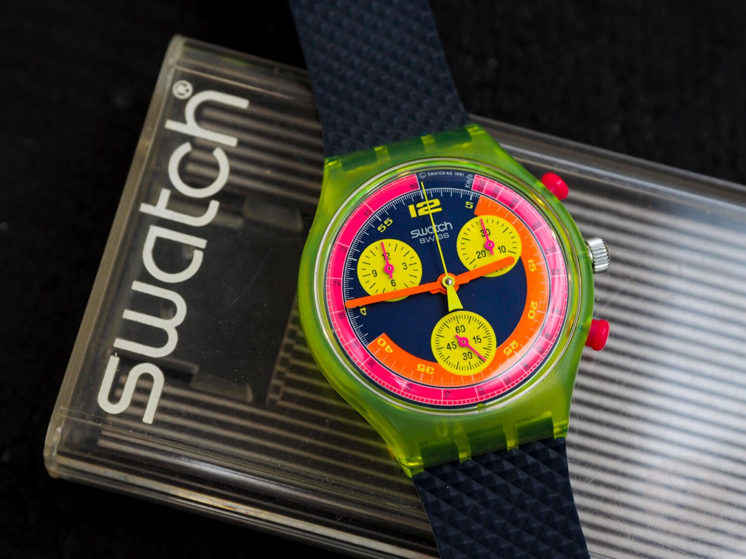 【F】 The Swatch SCJ101 Grand Prix Chronograph Keeps Coming Back