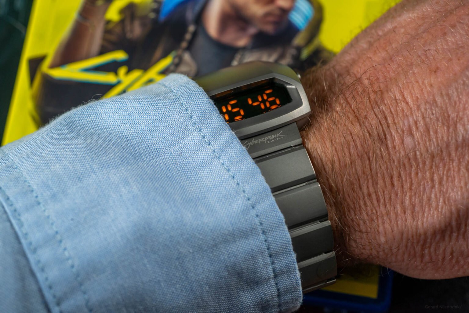 【F】 The Cyberpunk T-2077 Digital Watch — A 700-Piece Limited Edition