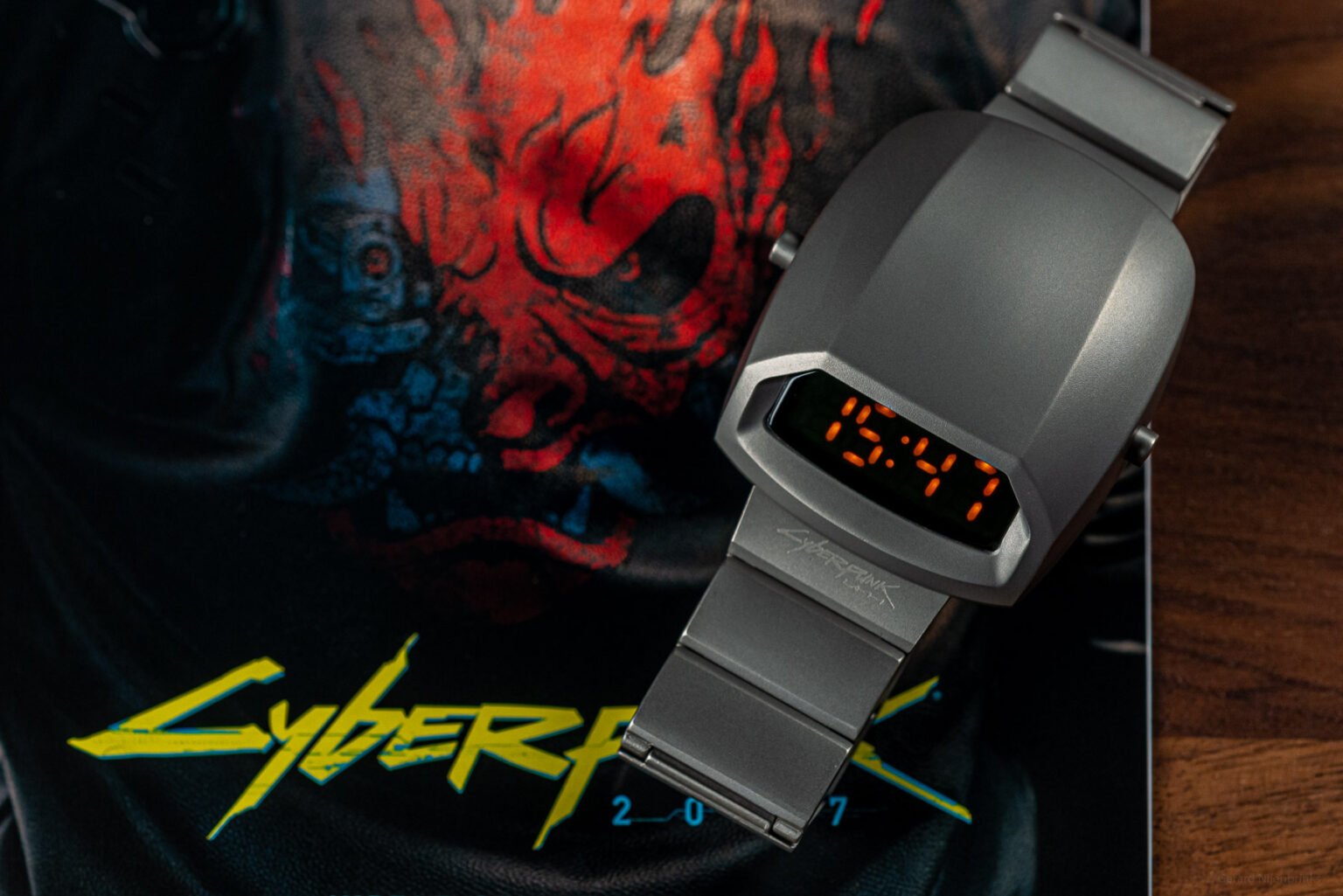 【F】 The Cyberpunk T-2077 Digital Watch — A 700-Piece Limited Edition